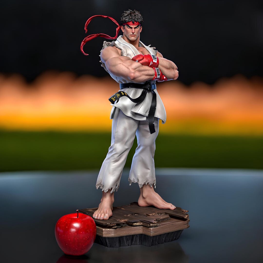 Ryu STL / Street Fighter / 3D Printable Figure / High-detail Martial ...