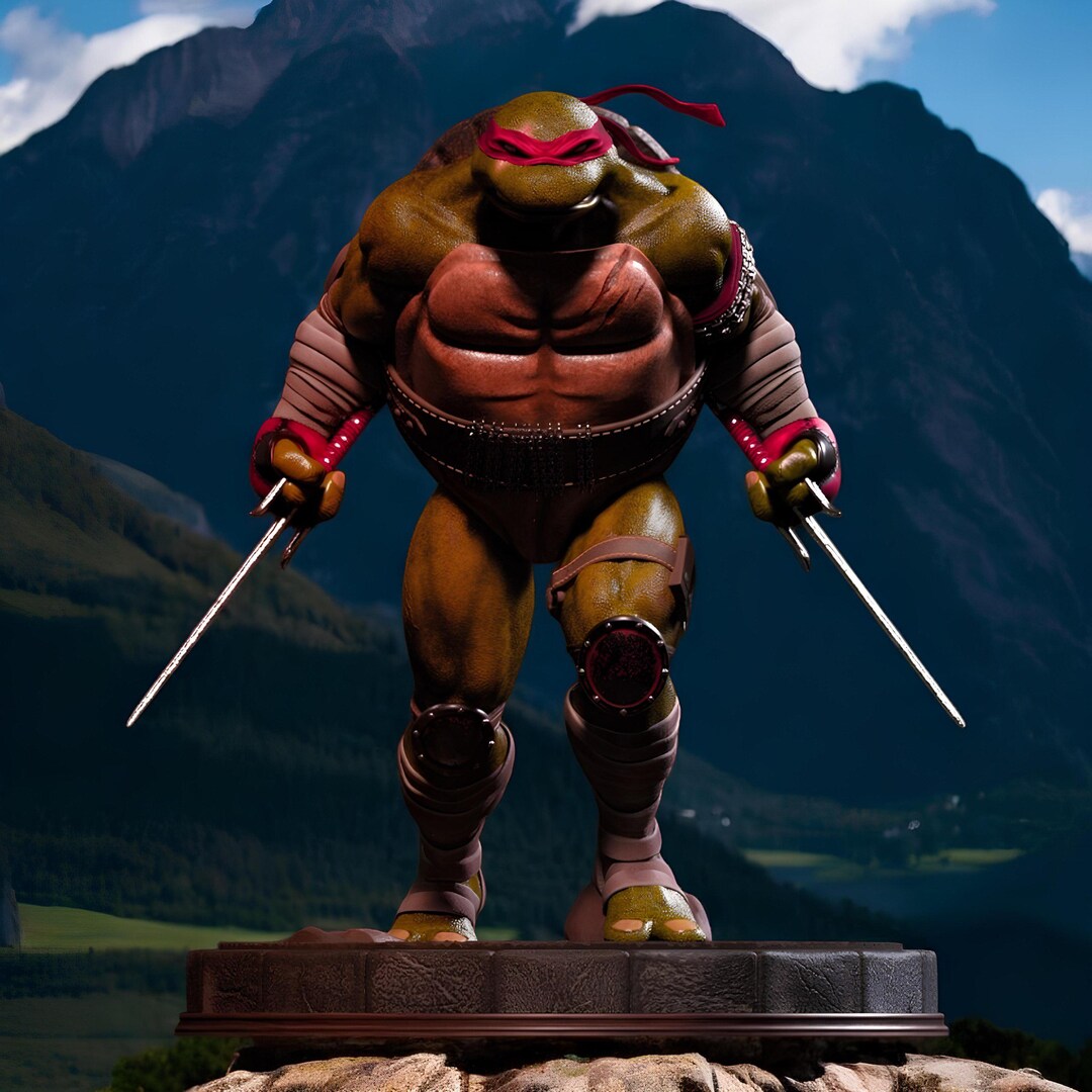 Raphael TMNT Quality STL Model - STL File for 3d Printer - Etsy