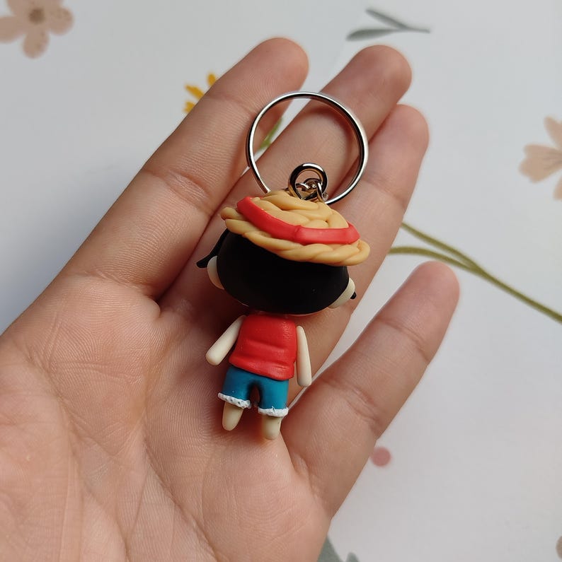 Luffy Cold Porcelain Pattern Tutorial, Luffy Keychain Pattern Video ...