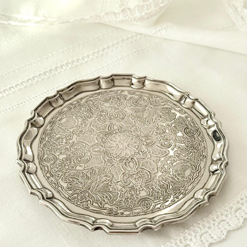 Silver Small Platter - Etsy UK