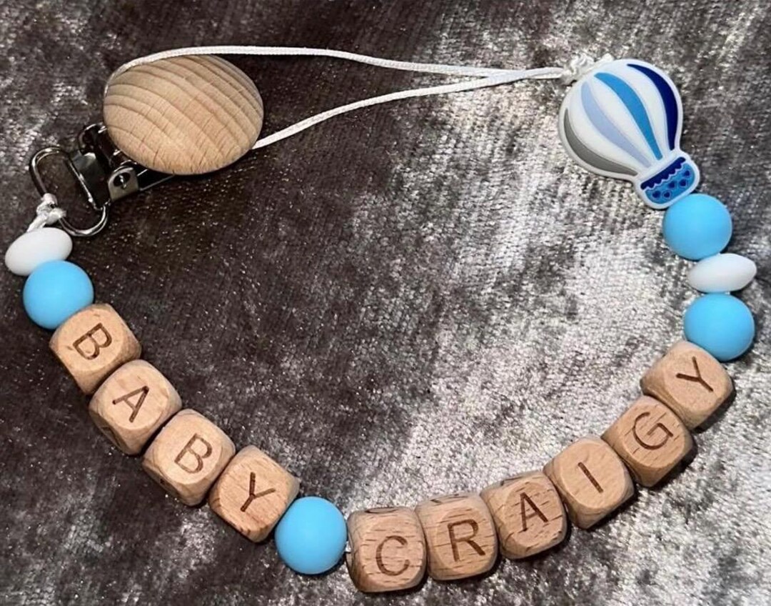Hot Air Balloon Boy Dummy Clip - Etsy