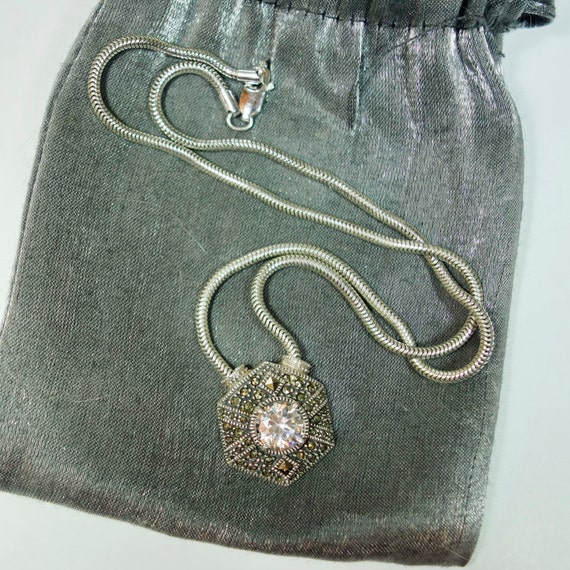 REDUCED Vintage Judith Jack Sterling Silver Marcasite and | Etsy