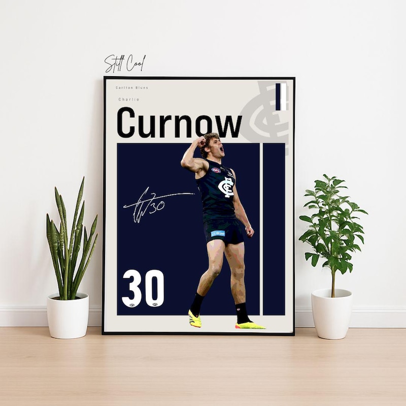 Carlton Afl Poster - Etsy