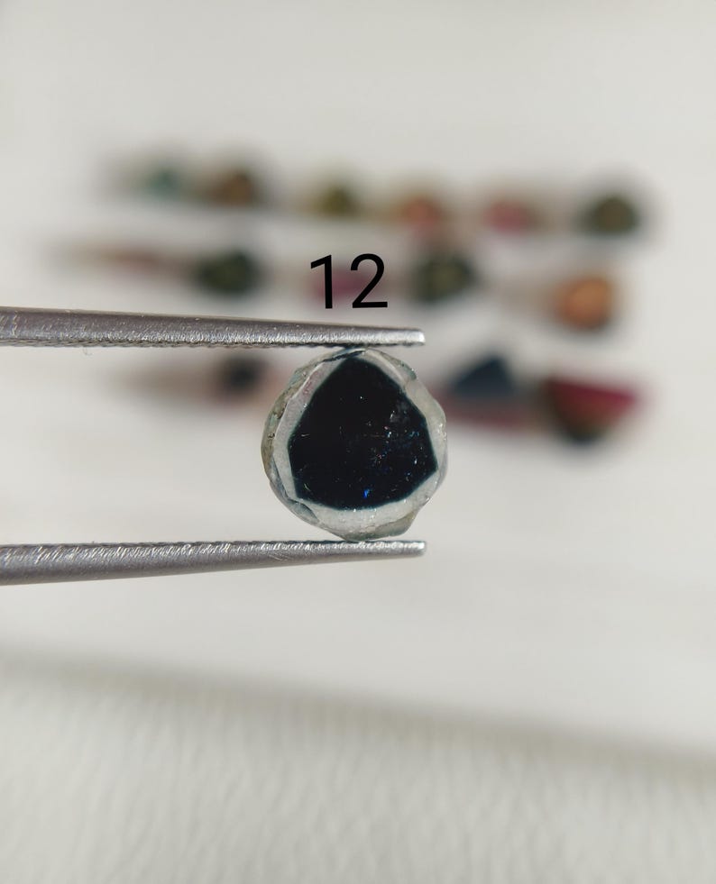 Raw Watermelon Tourmaline Crystal Slice, Collector Grade - Etsy