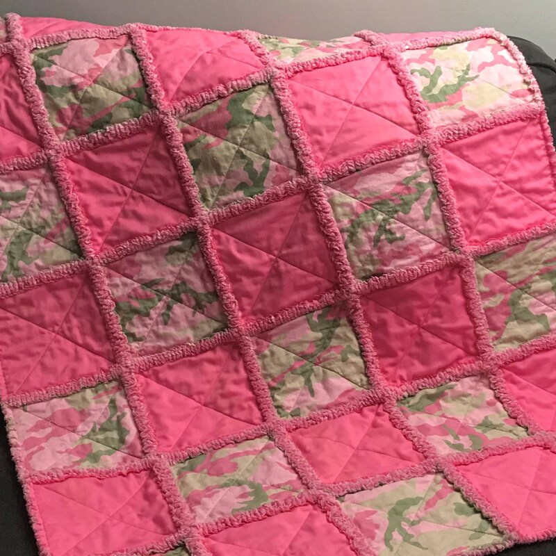 Camo Rag Quilt - Etsy