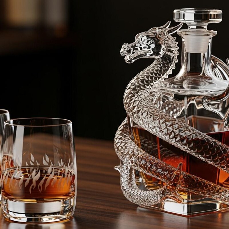 Dragon Decanter - Etsy