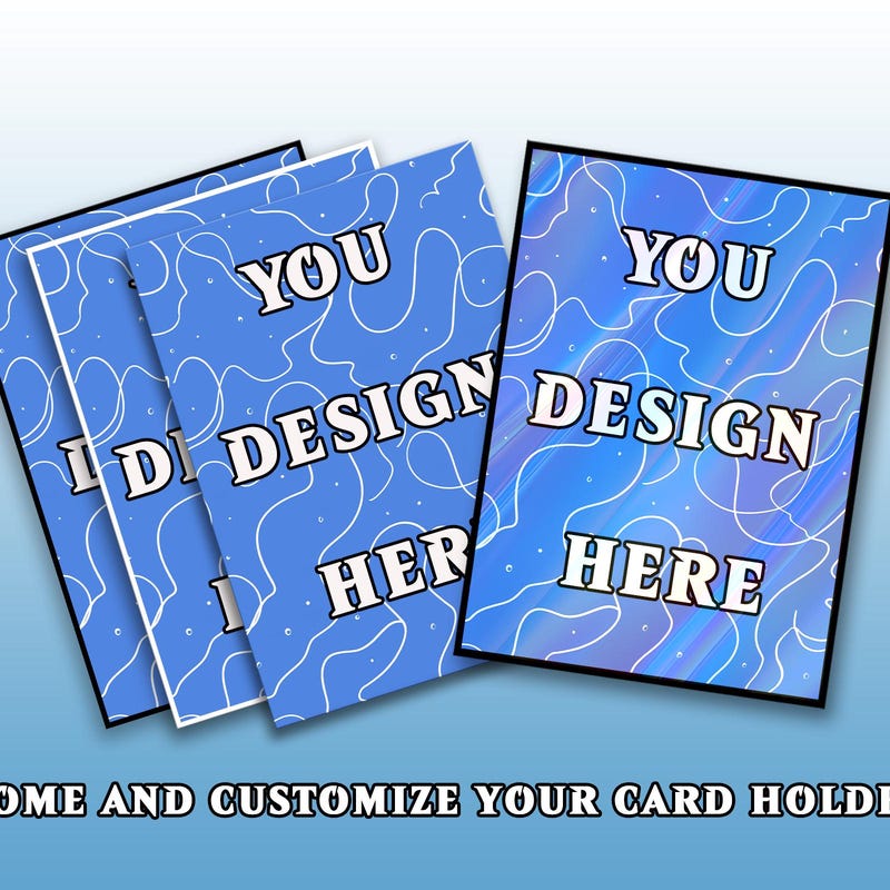 Custom Card Sleeves - Etsy