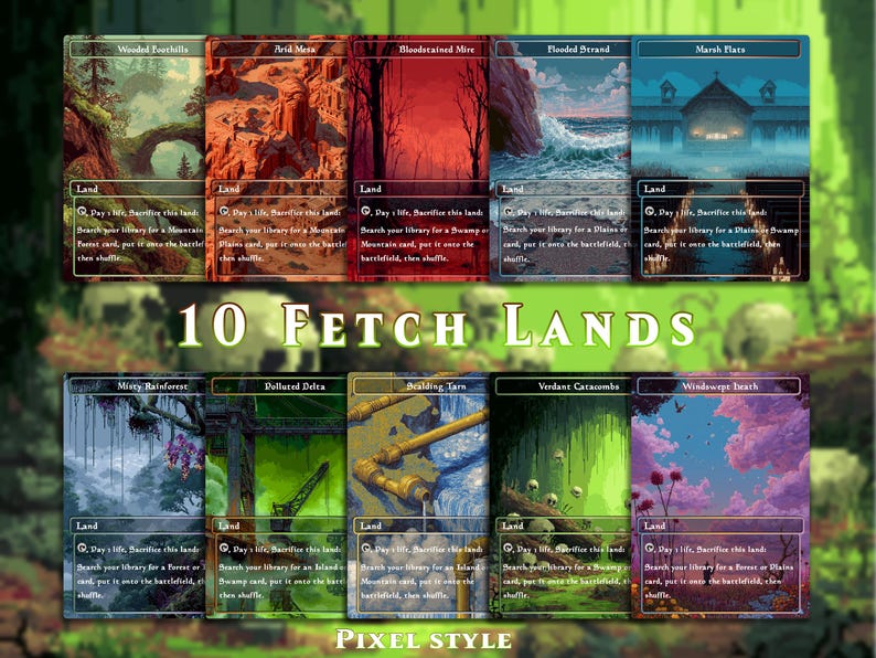 EDH Utility Land Set - 50 Card Bundles - Land Cards for Edh/cedh ...