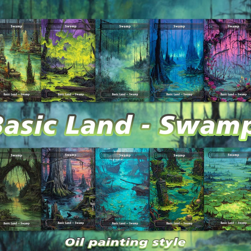 Full Art Swamp Proxy - Etsy