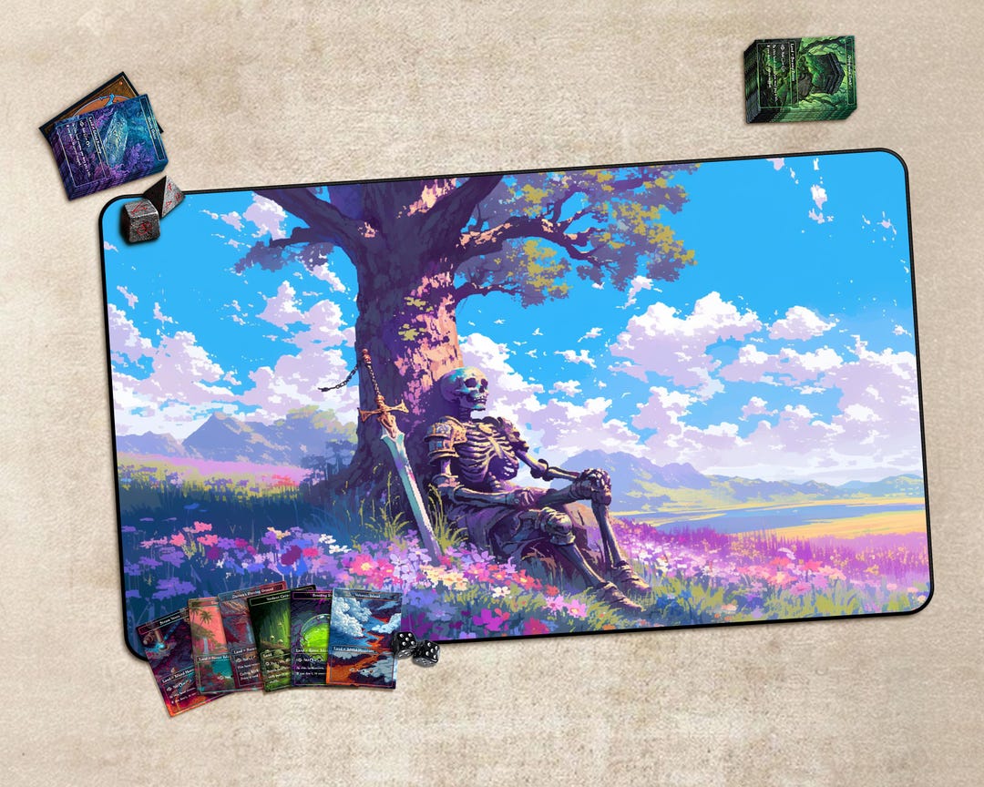 Gaming Desk Mat, Playmat for TCG, Gift, Large Mousepad, Game Card Mat ...