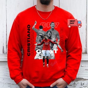 Cristiano Ronaldo CR7 Hoodie , Unisex Soccer Sweatshirt , Football Fan ...