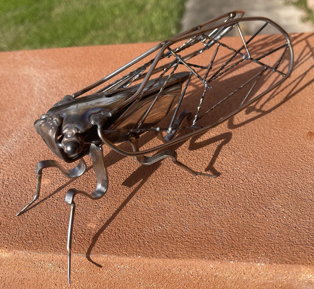 Cicada Welded Metal Sculpture, Made From Stainless Steel TIG Welded. - Etsy