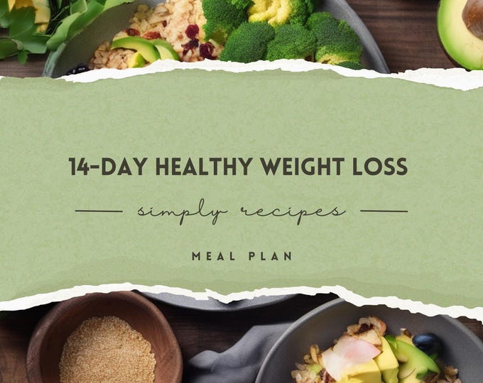 2-week Clean Eating Meal Plan PDF | 14-day Menu + Shopping List With ...