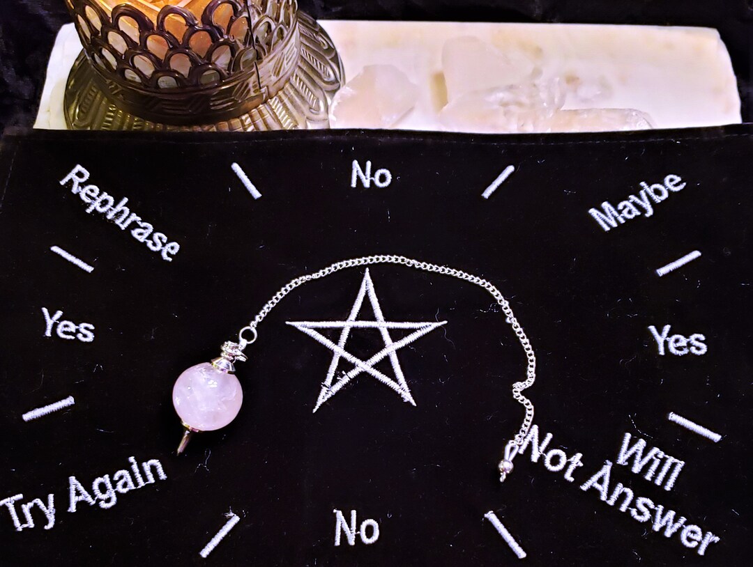 Rose Quartz Sephoroton Pendulum--divination Love Peace Calm Positive ...