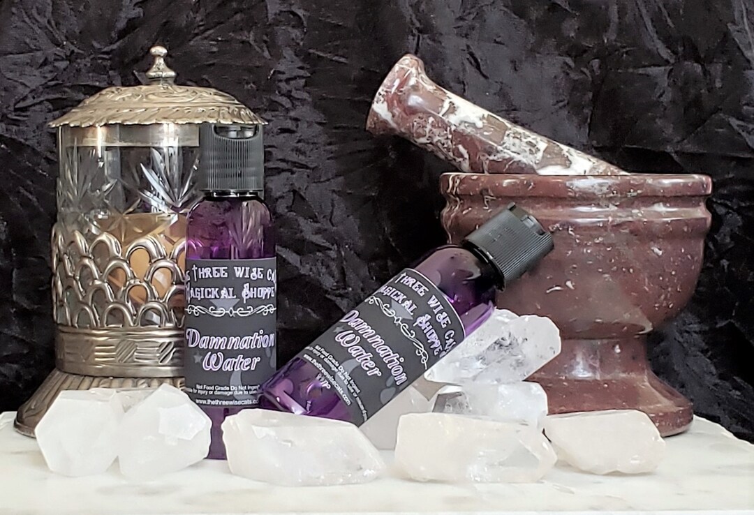 Damnation Spell & Ritual Water--send Evil Back, Revenge, Crossing - Etsy
