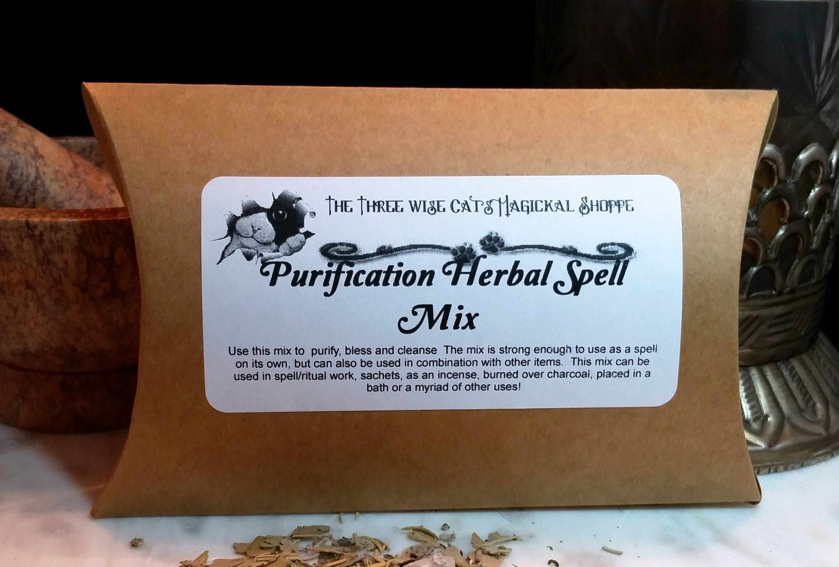 Purification Herbal Spell Mix--purify Bless and Cleanse - Etsy