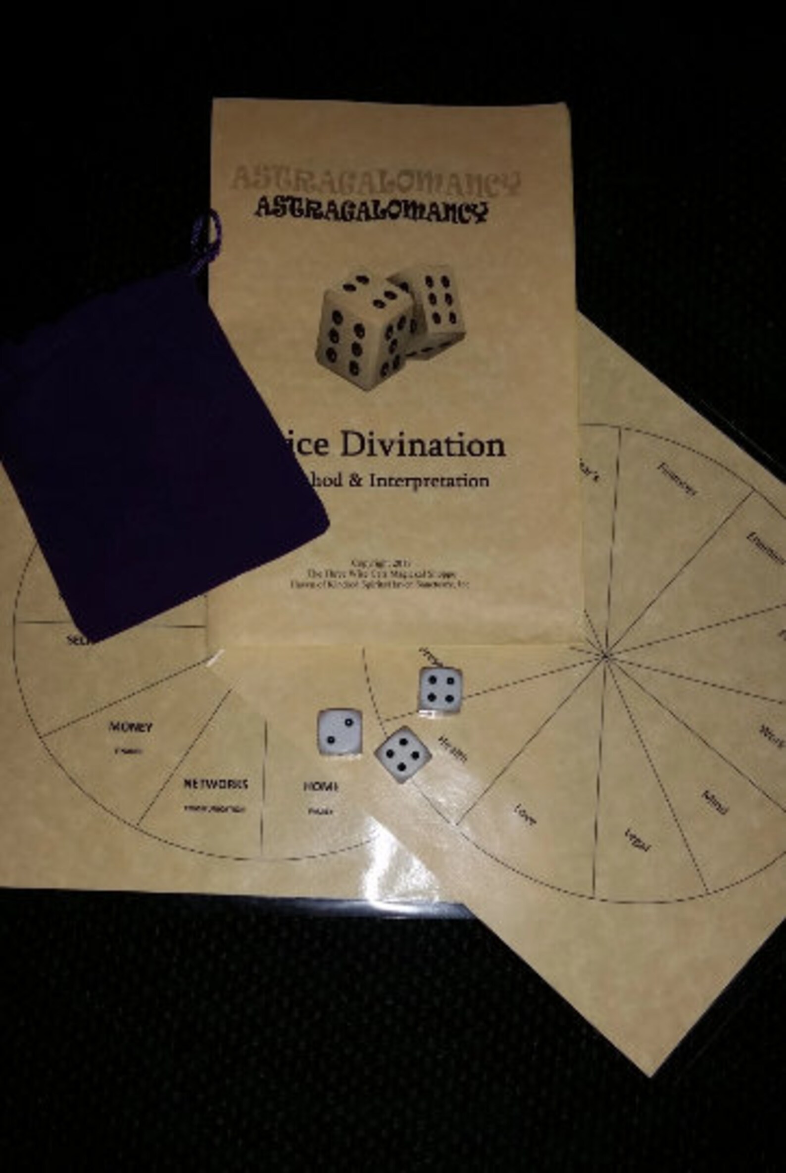 Dice Divination Kit divination Astrogalomancy Prediction - Etsy