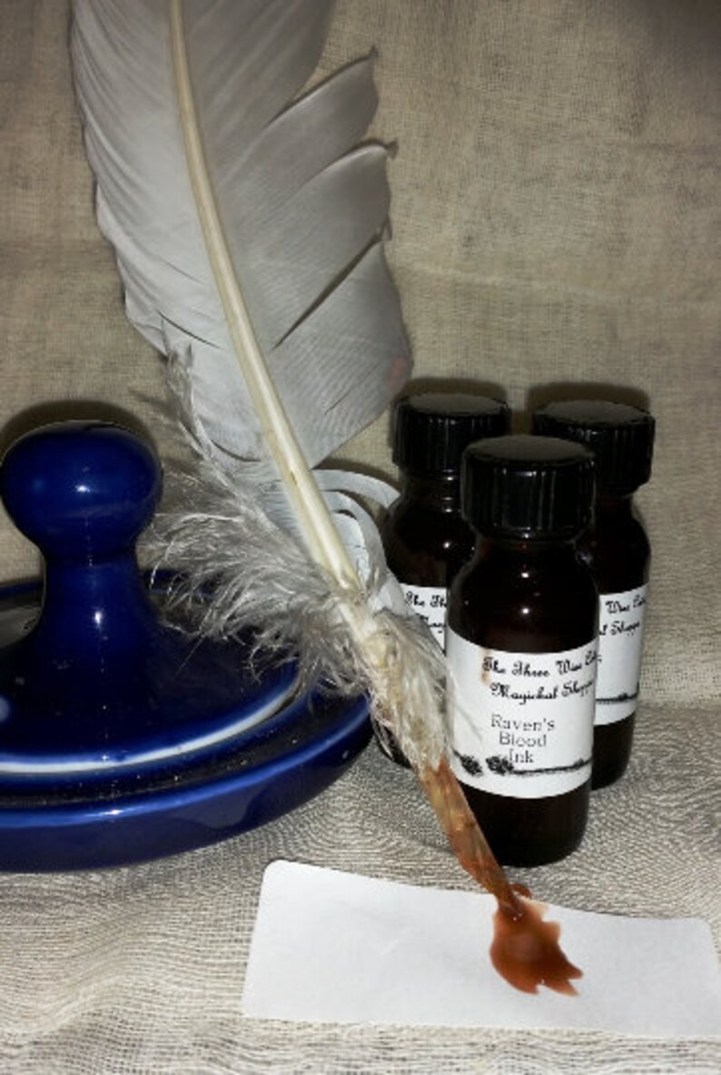 Raven's Blood Ink Healing Transformation Spell | Etsy