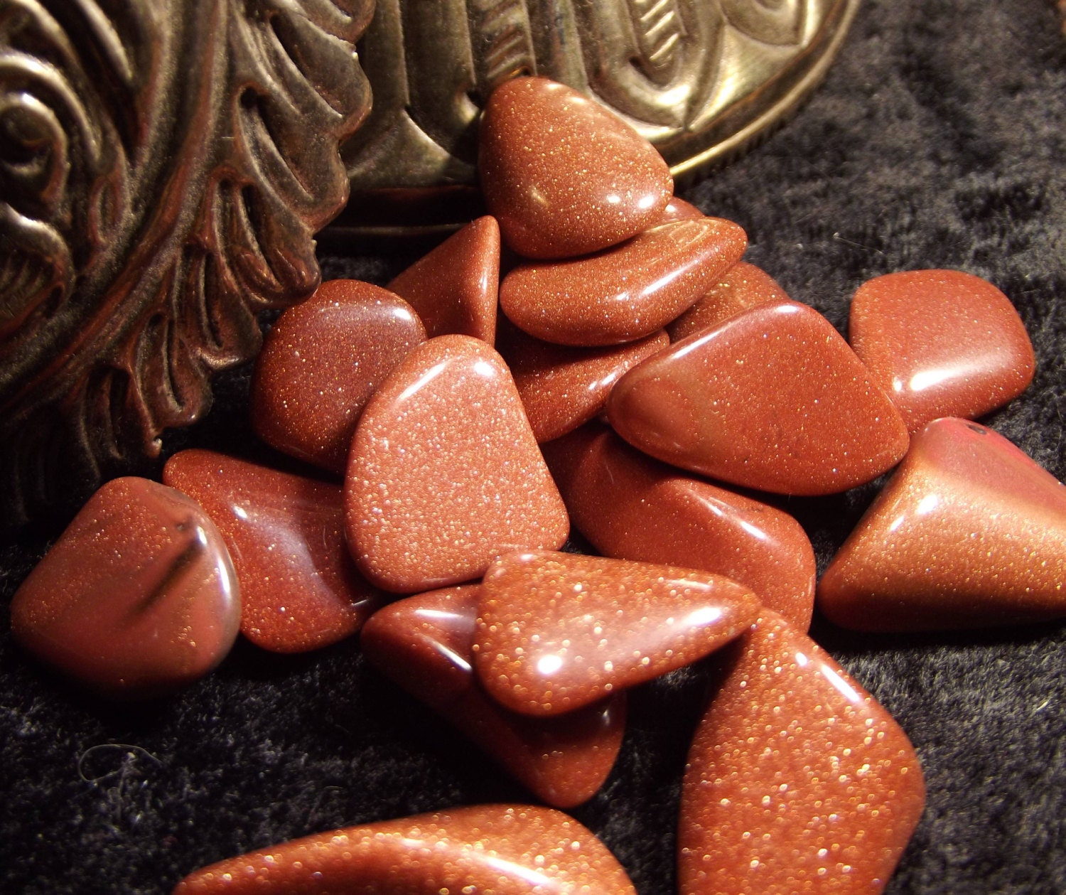 Goldstone Gemstone Fame Vitality Energy Grounding - Etsy