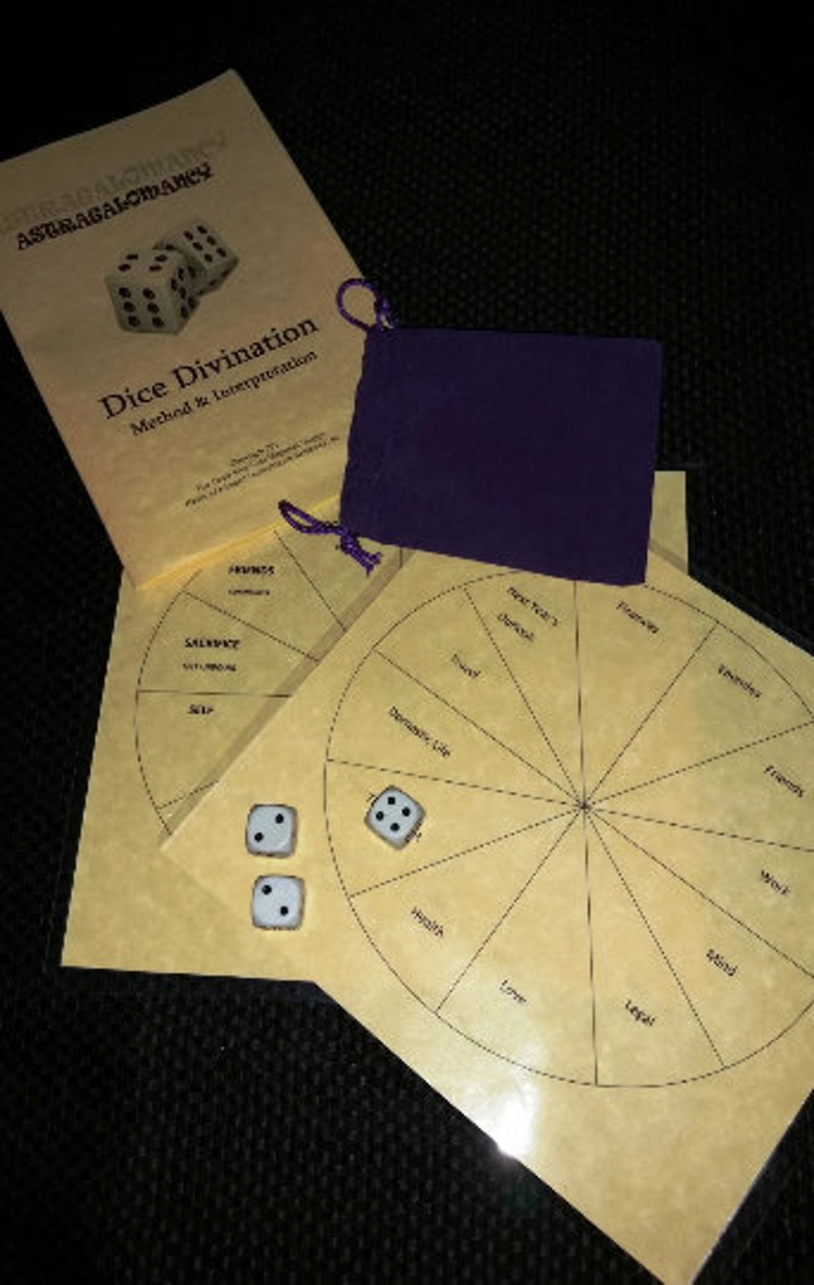Dice Divination Kit divination Astrogalomancy Prediction - Etsy