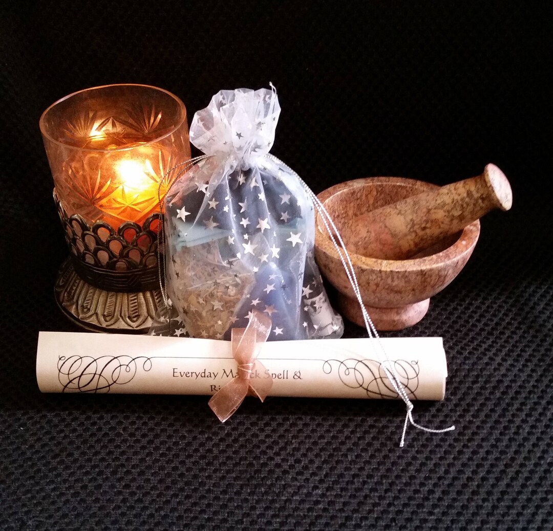 Healing Pyramid Candle Spell Kit--everyday Magick Spell Kit to Promote ...