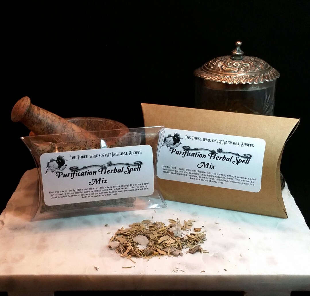 Purification Herbal Spell Mix--purify Bless and Cleanse - Etsy