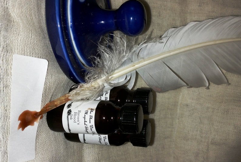 Raven's Blood Ink Healing Transformation Spell | Etsy