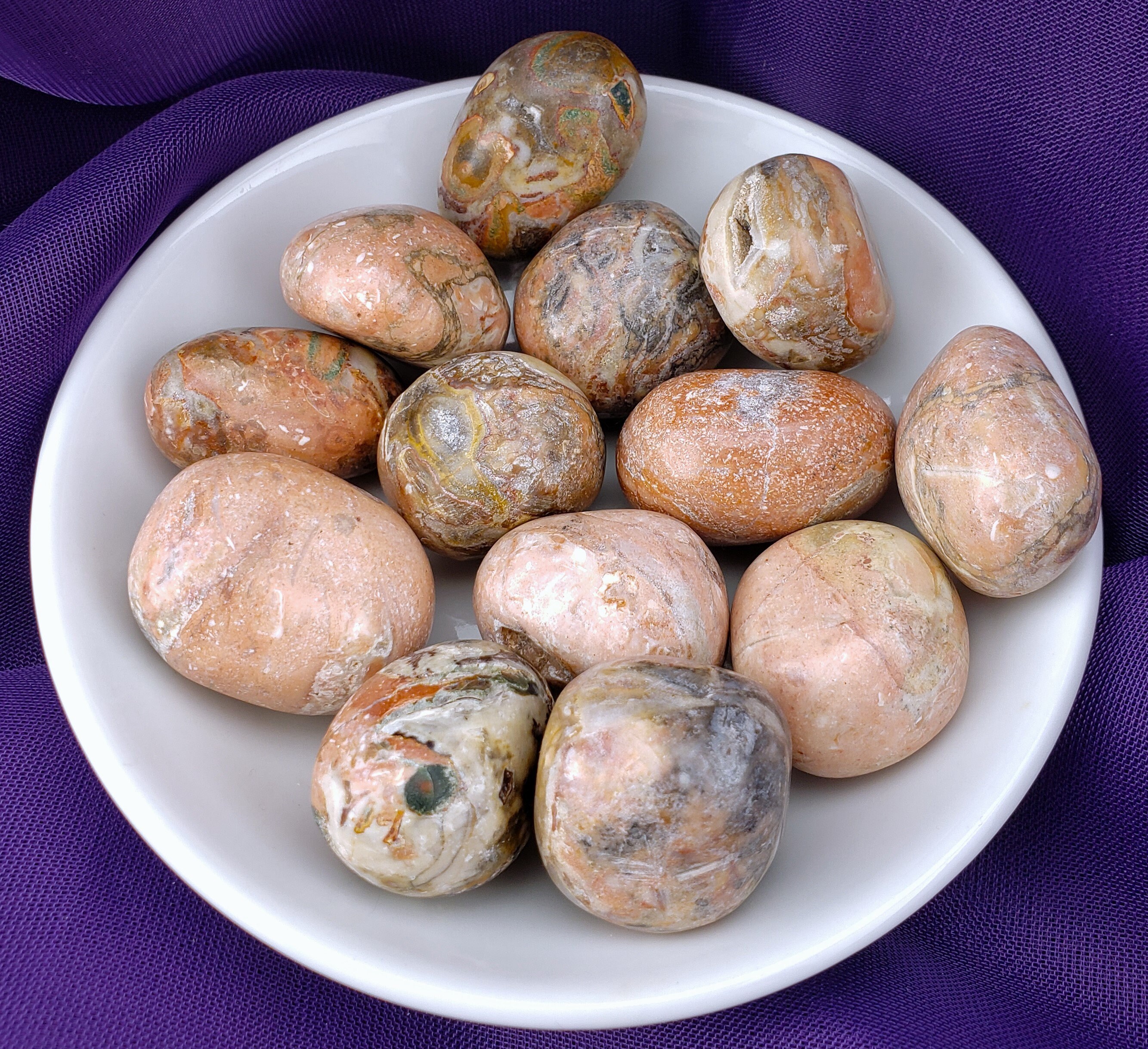 Picasso Stone Tumbled Gemstone (picasso Jasper, Picasso Marble ...