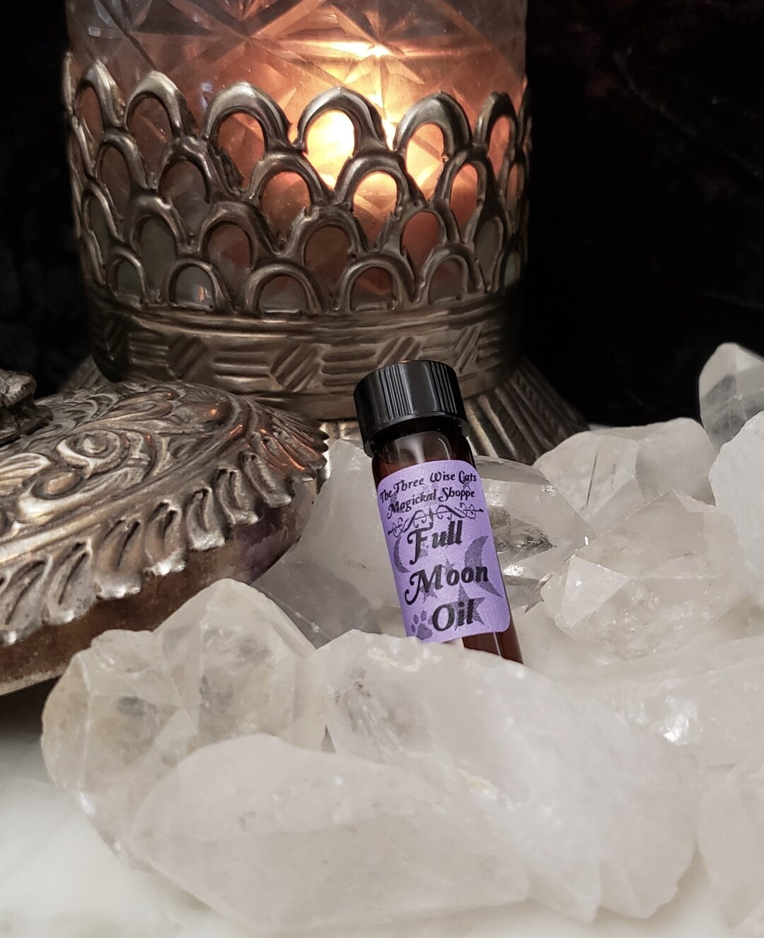 Full Moon Anointing Oil--ritual Lunar Moon Phases Esbat - Etsy