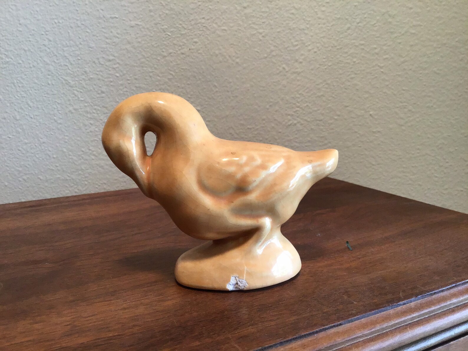 Gold Goose Figurine - Etsy