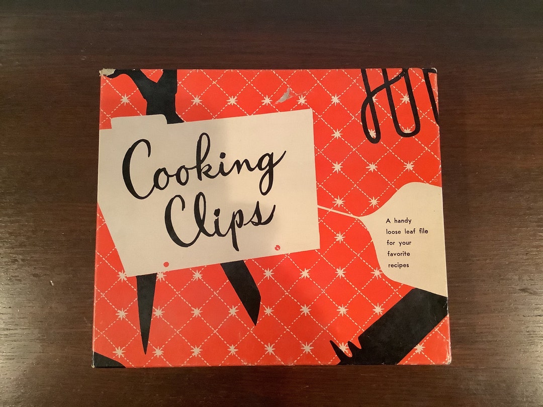 Vintage Cooking Clips Cookbook Binder - Etsy