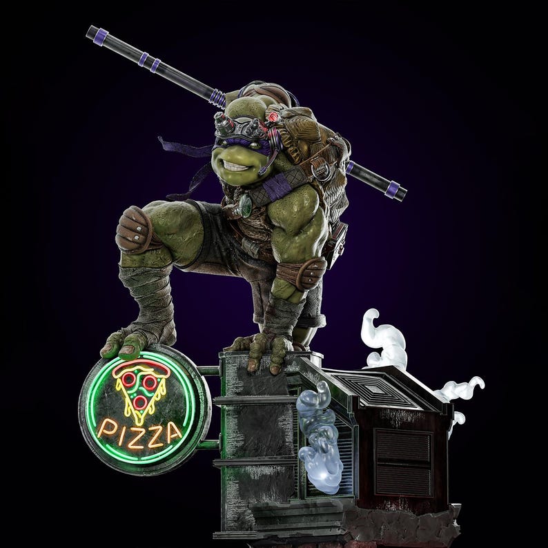 Donatello STL 3D Print Model | 1:6 Scale - Etsy
