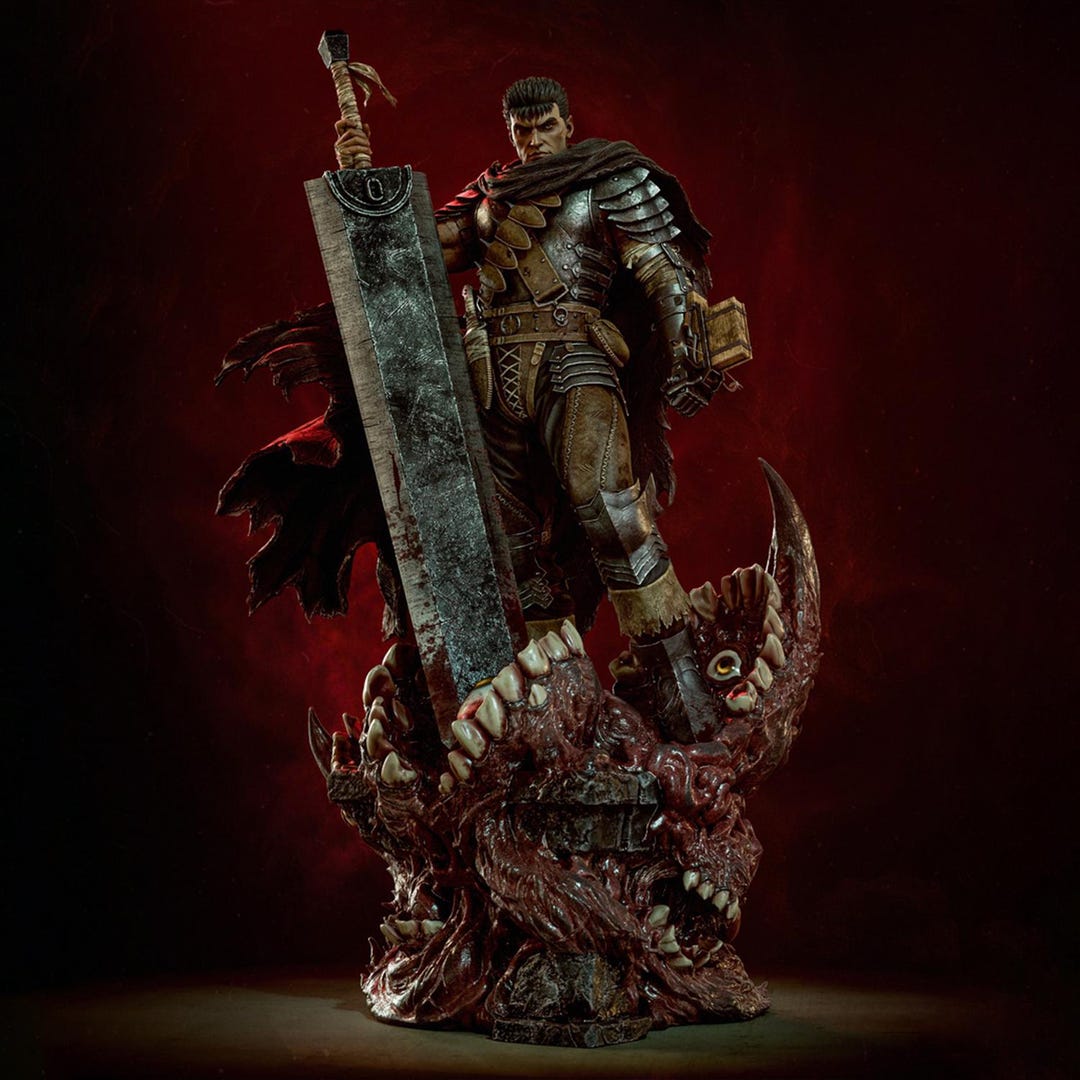 Guts - Berserk STL 3D Print Model | 1:6 Scale - Etsy