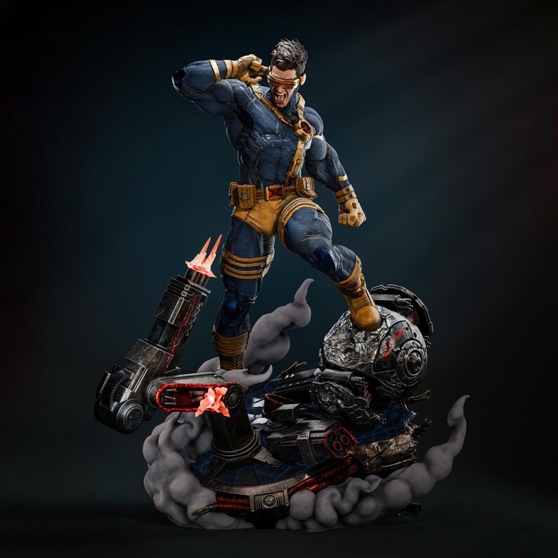 Cyclops STL 3D Print Model | 1:6 Scale (fullsize + Bust) - Etsy