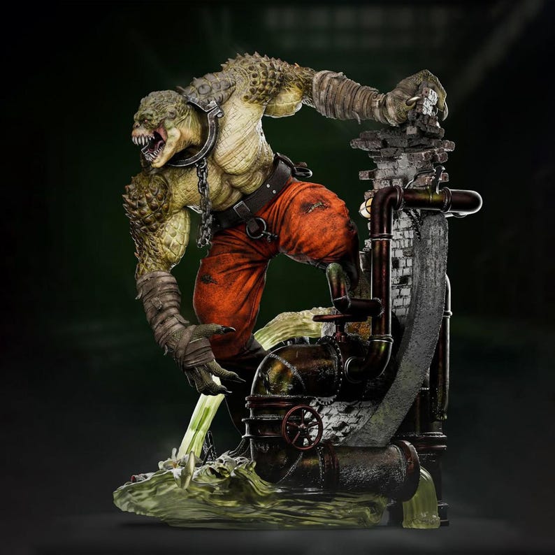 Killer Croc STL 3D Print Model | 1:6 Scale - Etsy Canada