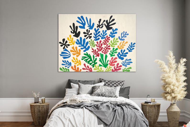Henri Matisse the Sheaf Painting Print, Colorful Canvas Wall Art, Large ...