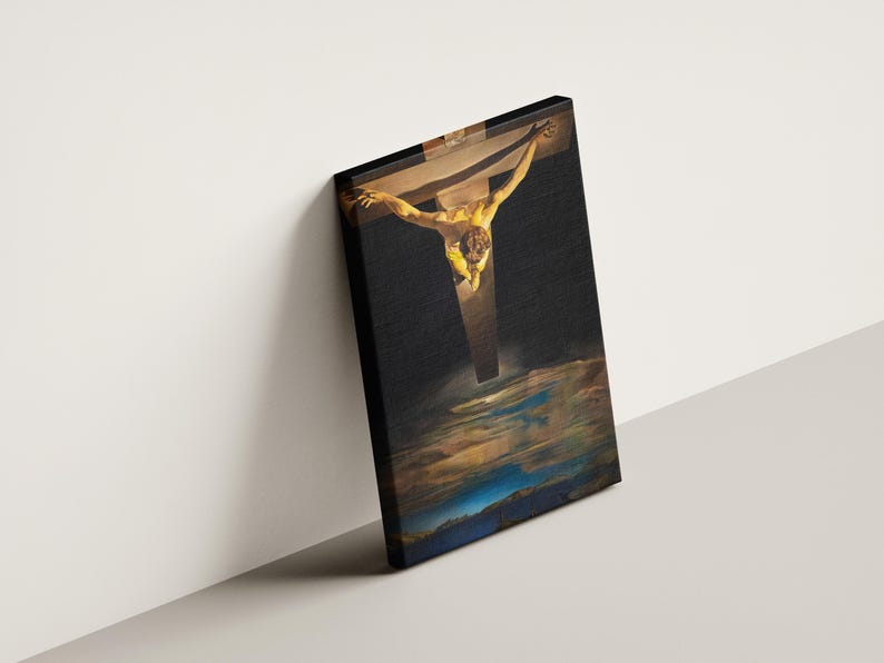 Christ of Saint John of the Cross Wall Art, Salvador Dali Paint, Ready ...