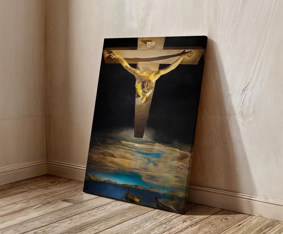 Christ of Saint John of the Cross Wall Art, Salvador Dali Paint, Ready ...