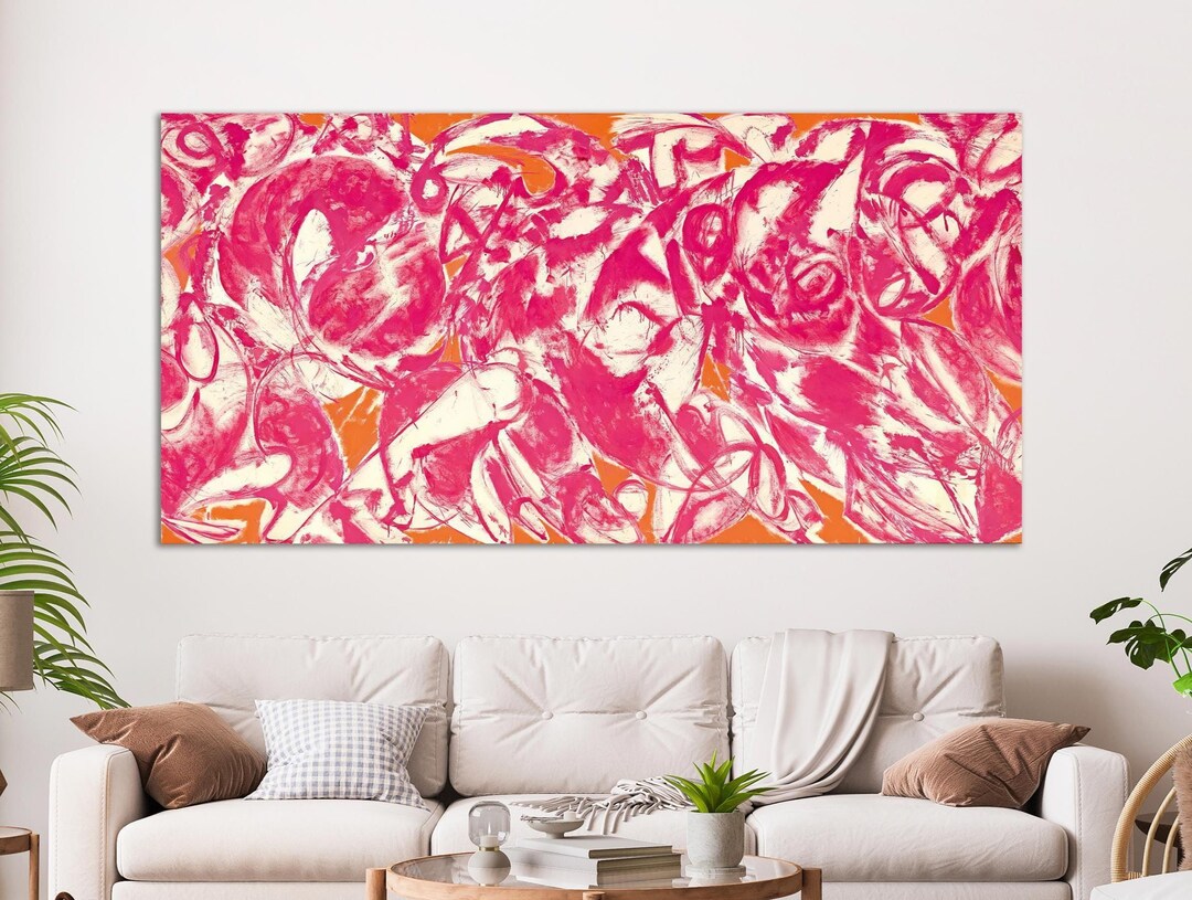 Lee Krasner Abstract Wall Art, Combat by Lee Krasner Painting Print ...