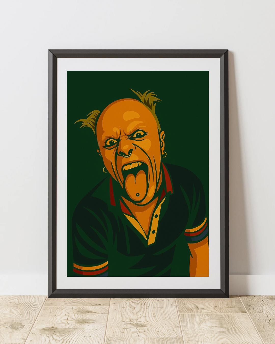 Keith Flint Inspired | the Prodigy | Premium Art Print | Pop Art Music ...