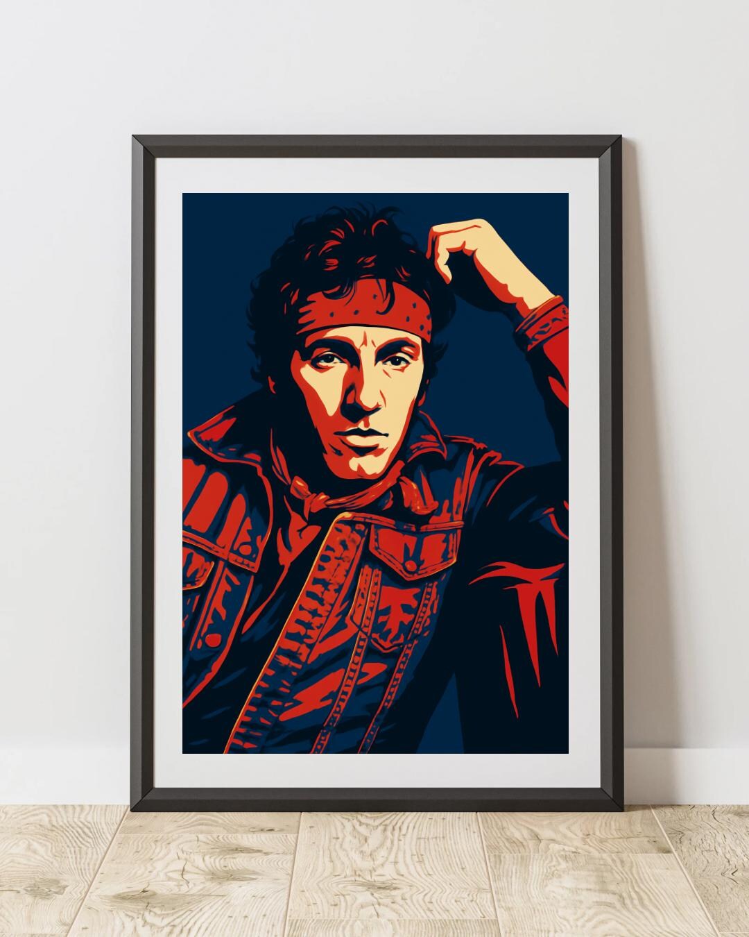 Bruce Springsteen Inspired | Premium Art Print | Pop Art Music Poster ...