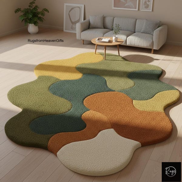 Blob Rug - Etsy