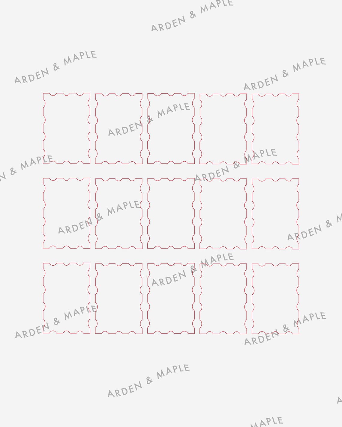 Felt Play Mail Template Bundle SVG & PNG | Cricut Envelope + Stamp ...