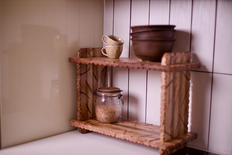 White Wooden Bookshelf, Small Floating Shelf, Book Lover Gift, Library ...