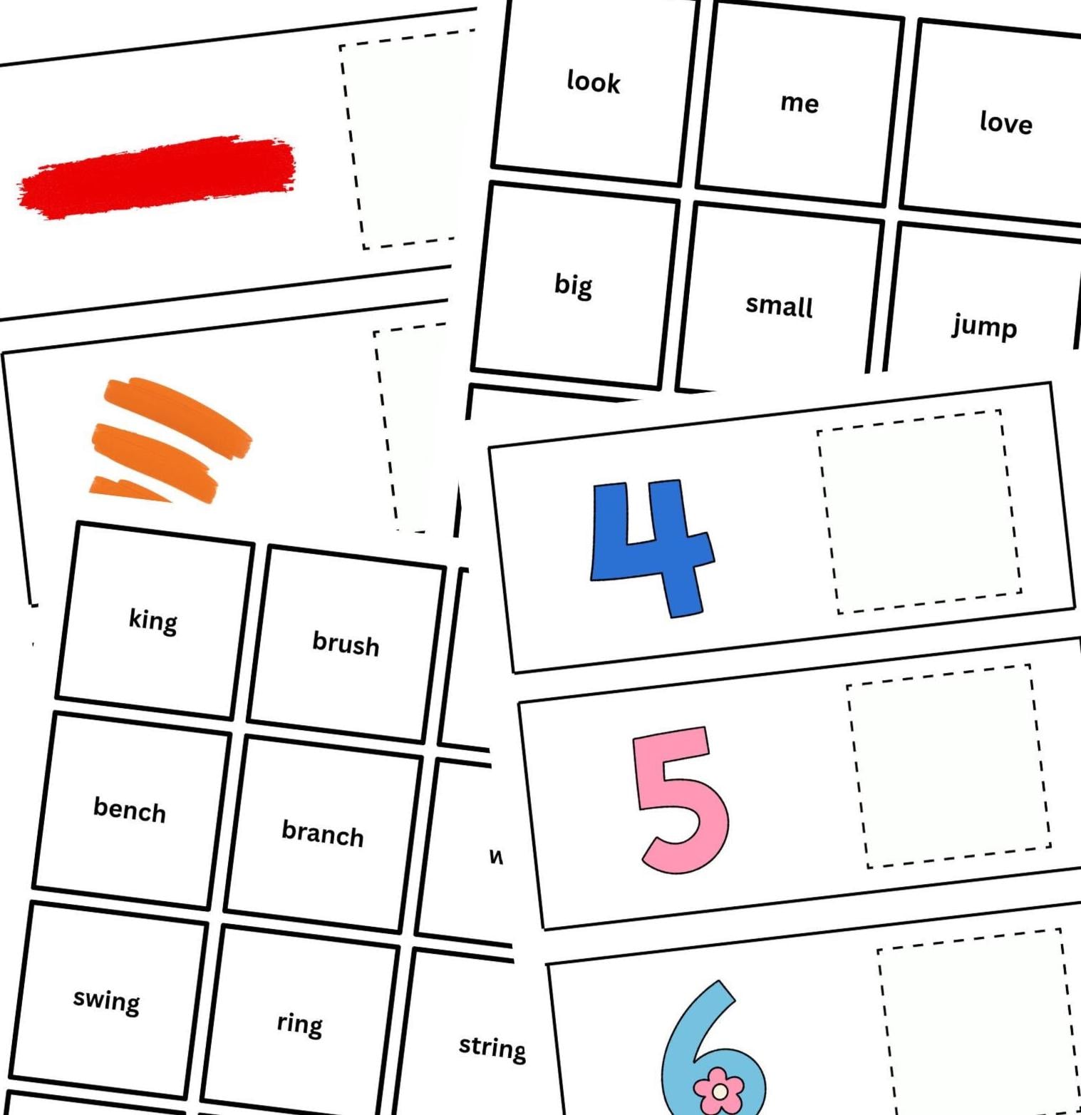 100+ Sight Word & Phonics Task Cards | Kindergarten Literacy | Colors ...