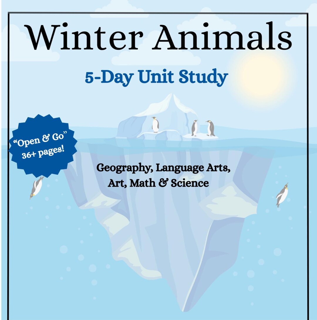 Winter Animals Lesson Plan | Polar Regions, Hibernation (PDF) - Etsy
