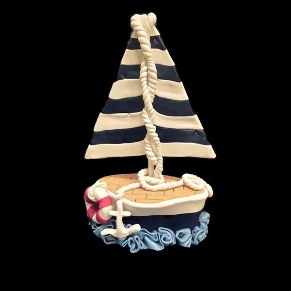 Sailboat Cake Topper Etsy