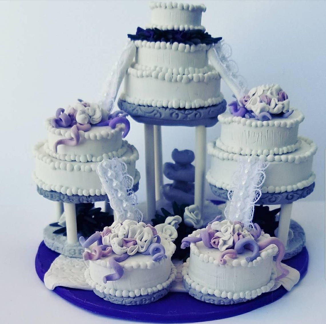 Bridge Cake Replica Wedding Cake Ornament Wedding Cake - Etsy