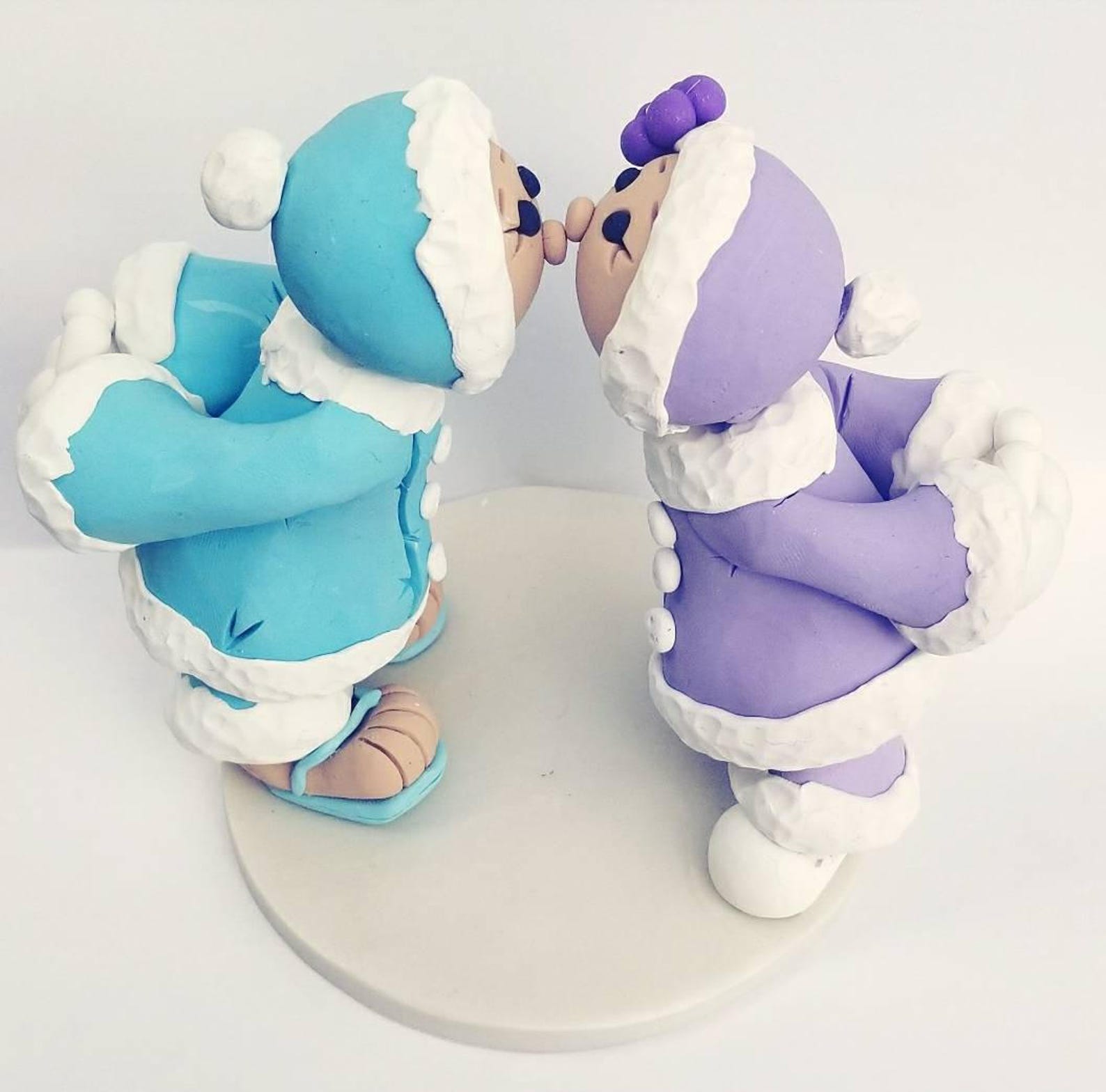 Eskimo Wedding Cake, Eskimo Cake Topper, Eskimo Kisses Cake, Eskimo ...