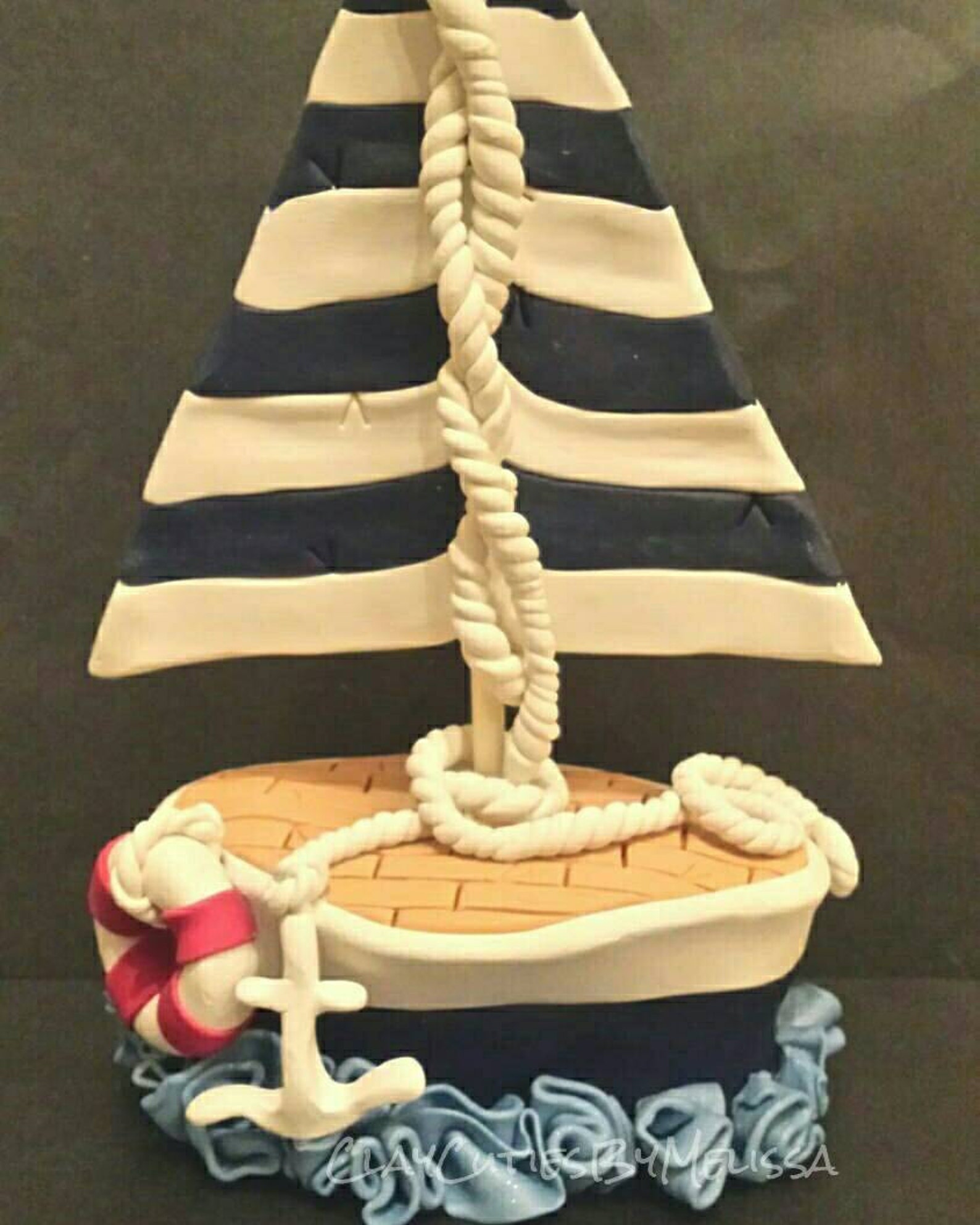 Cake Sailboat Topper Cake Topper First Birthday Personalized - Etsy